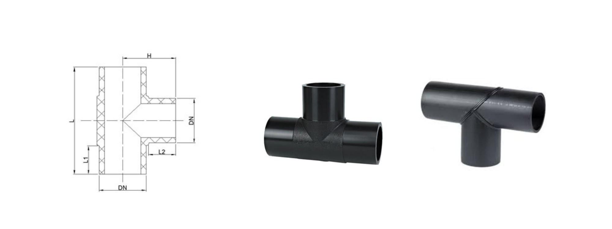 Tee Segments | HDPE Polyethylene Pipe Fittings Catalog - A.A.H Plast